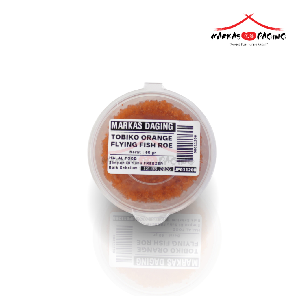 Jual Tobiko Orange Flying Fish Roe | Telur Ikan Sushi Halal ...