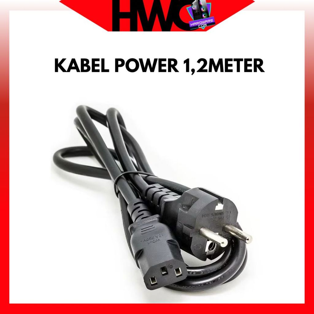 Jual Kabel Power Supply PC CPU Komputer 1,2 Meter termurah | Shopee ...