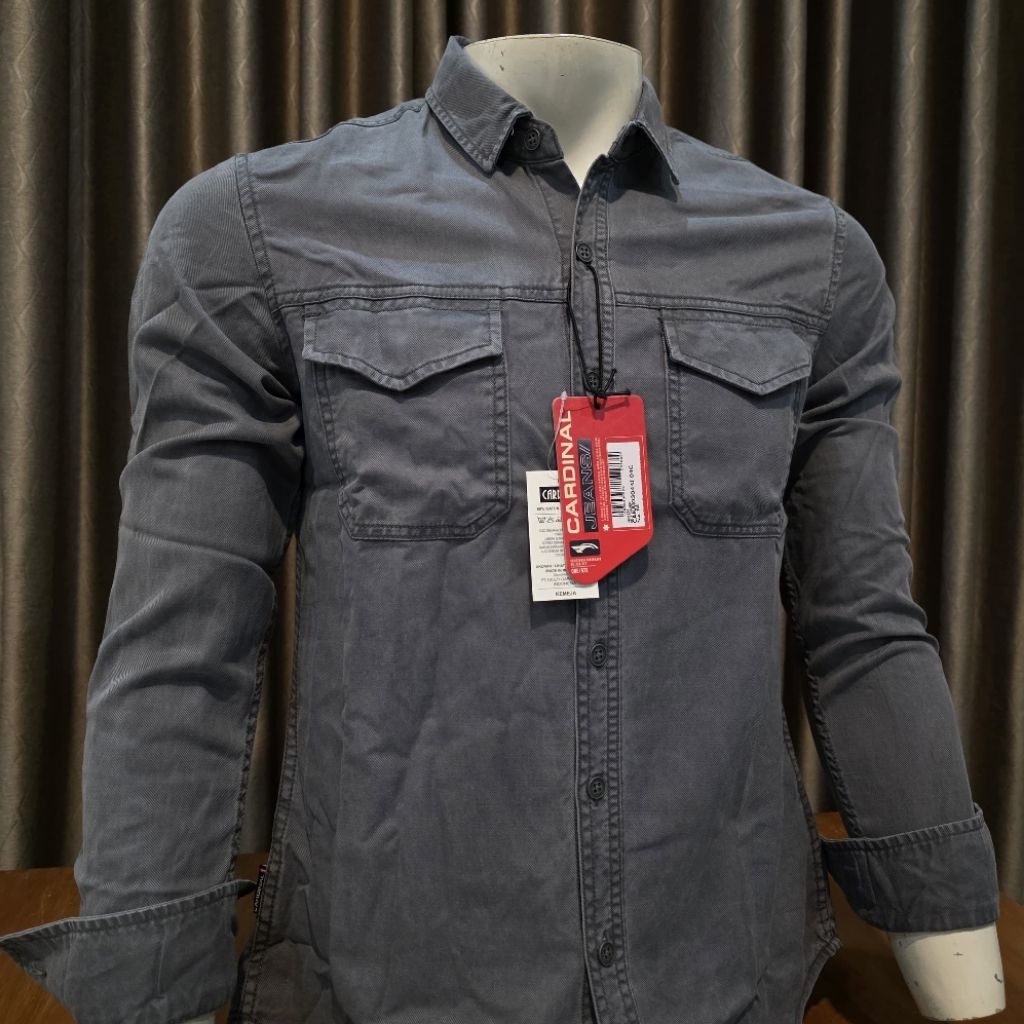 Jual CARDINAL JEANS ORIGINAL KEMEJA PRIA LENGAN PANJANG SLIMFIT TERBARU ...