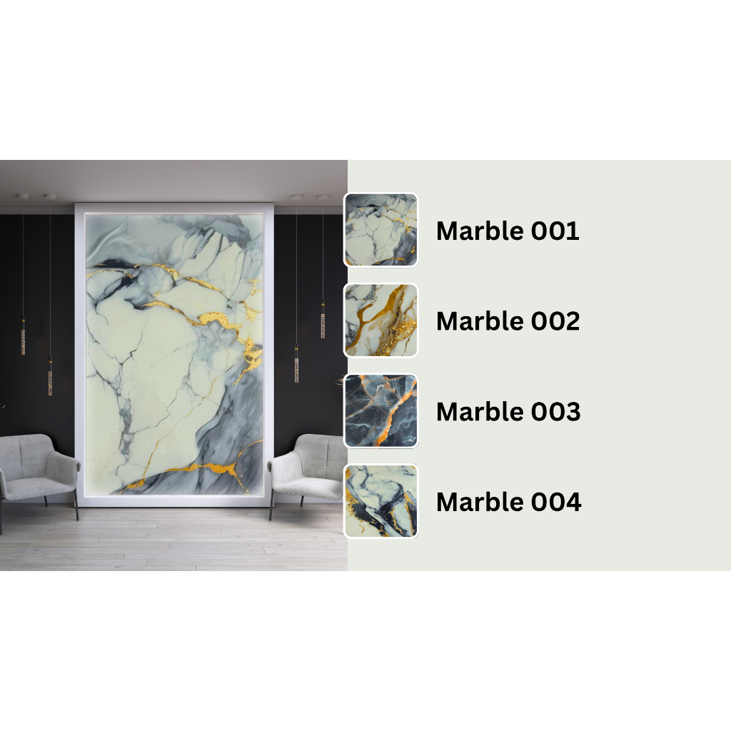 Jual Wallpaper Dinding Motif Vinyl Marble Foam Roll Sticker Kamar ...
