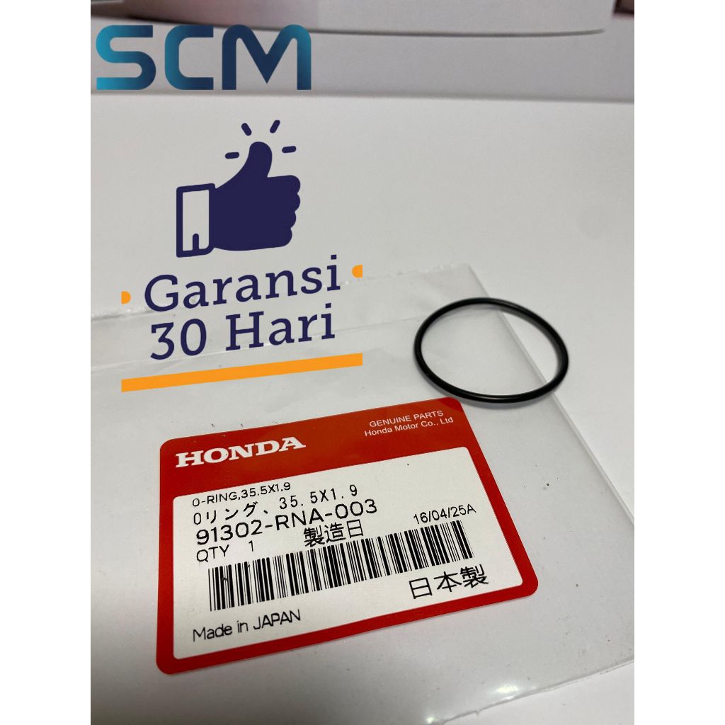 Jual O-Ring 35.5x1.9 Seal Konverter Matic Honda – Original 91302-RNA ...
