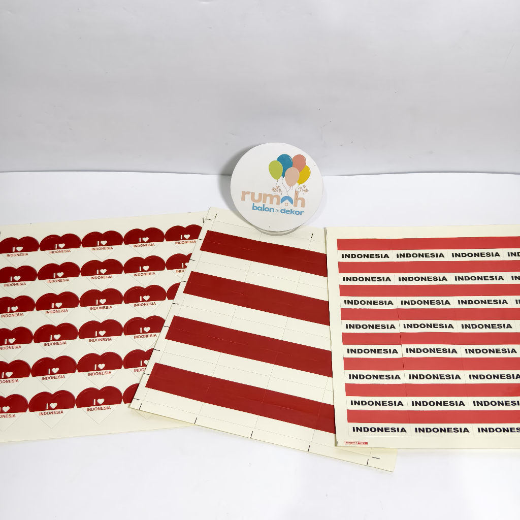 Jual STICKER PIPI MERAH PUTIH / STIKER PIPI BENDERA INDONESIA / STICKER ...