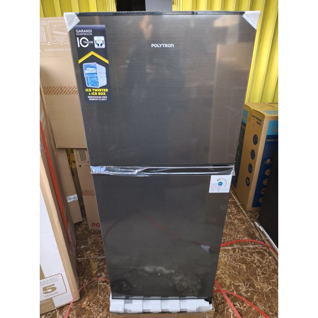 Jual kulkas Polytron 2 pintu non salju/ kulkas Polytron PRB 200Y ...