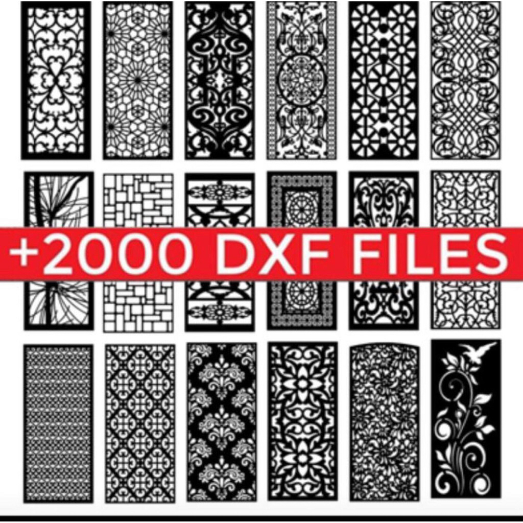 Jual 2000+ desain file laser cutting cnc dxf | Shopee Indonesia