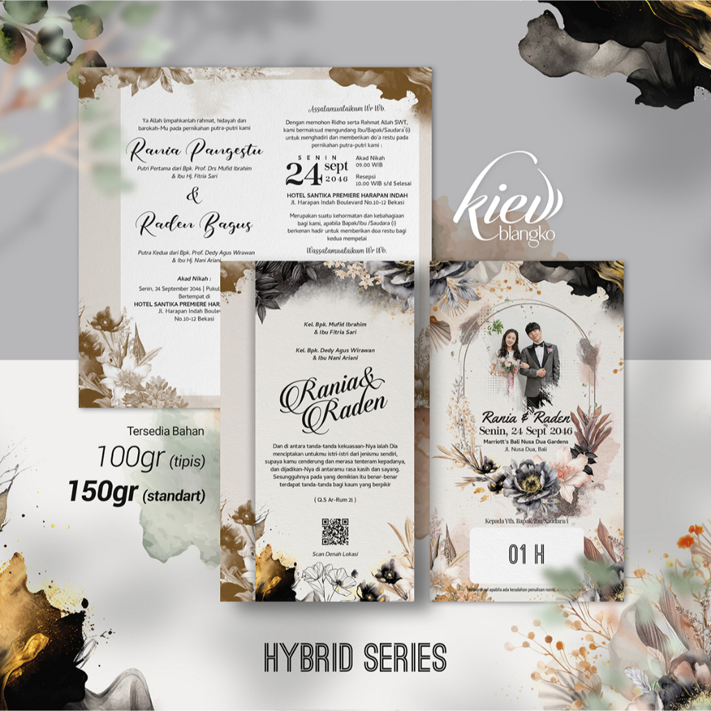 Jual Kiev Blangko Hybrid Series 01 H - 06 H Blangko Undangan | Blangko Undangan Murah | Shopee ...