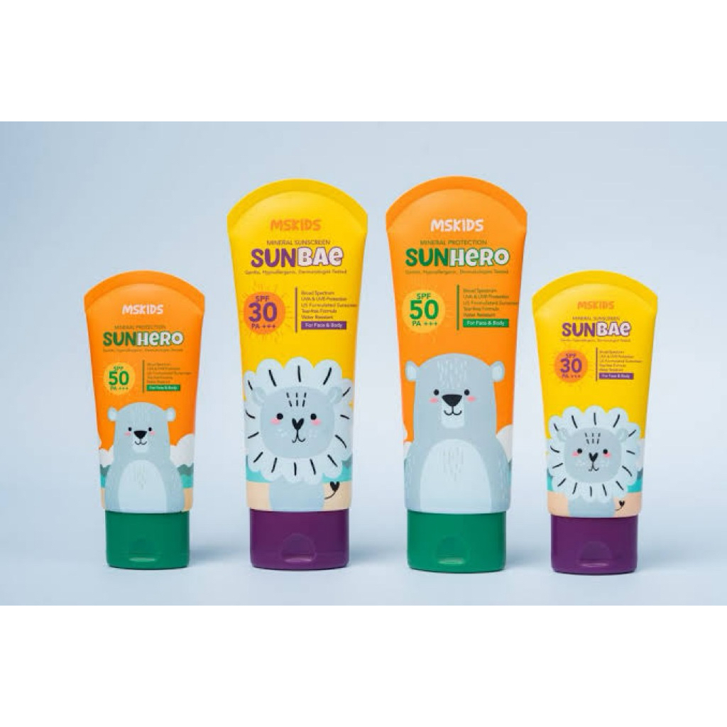 Jual Ms Glow Kids - Sunscreen Anak Sunbae (Spf 30) | Sunhero (Spf 50 ...