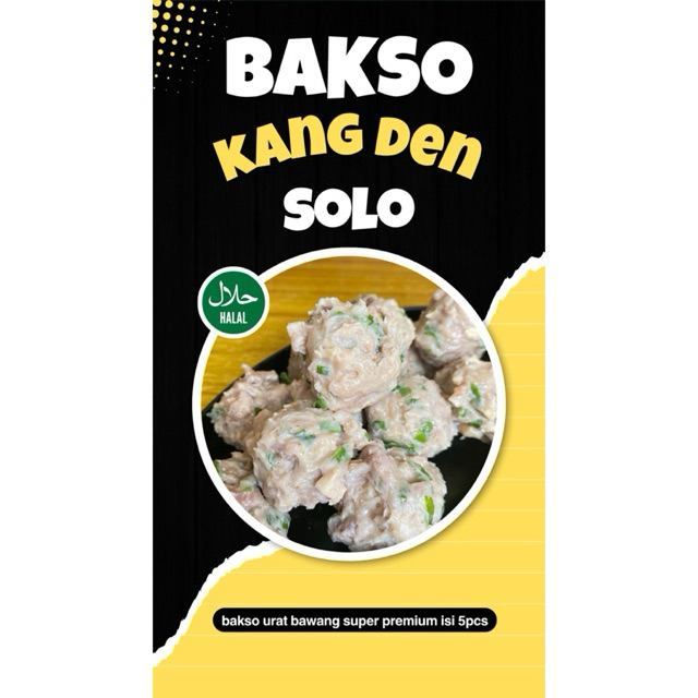 Jual Bakso urat bawang SUPER PREMIUM KHAS SOLO isi 5pcs | Shopee Indonesia