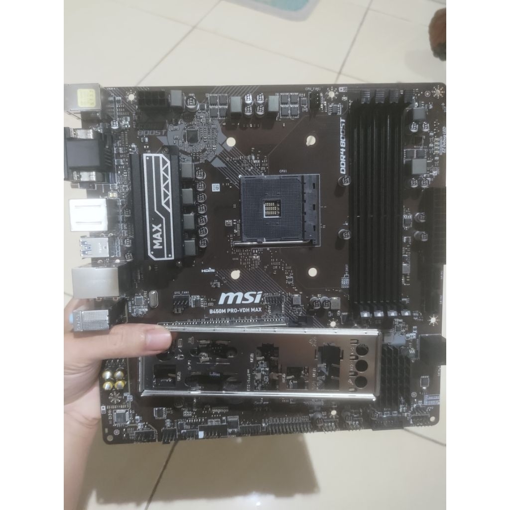 Jual B450M MSI Pro Max VDH AMD AM4 Motherboard PC CPU | Shopee Indonesia