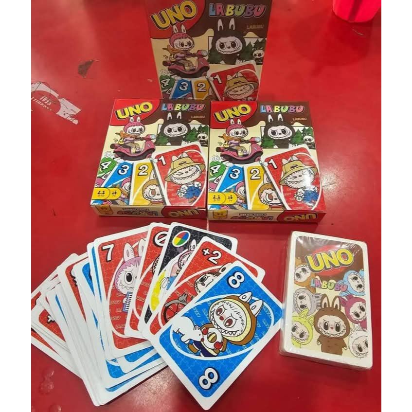 Jual Kartu Uno Karakter Labubu | Mainan Kartu Uno Labubu | Card Game ...