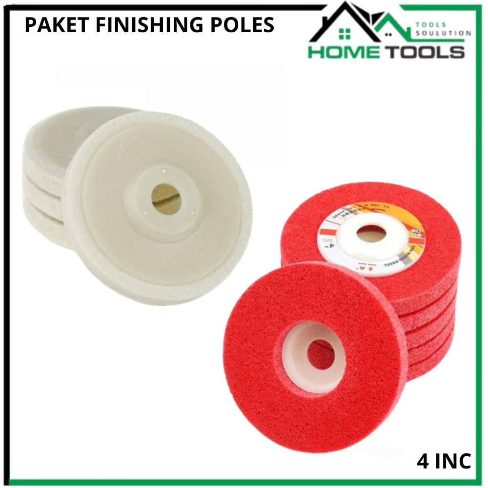Jual Paket Mata Gerinda Poles Finishing 4inch Mata Pemoles Berbahan ...