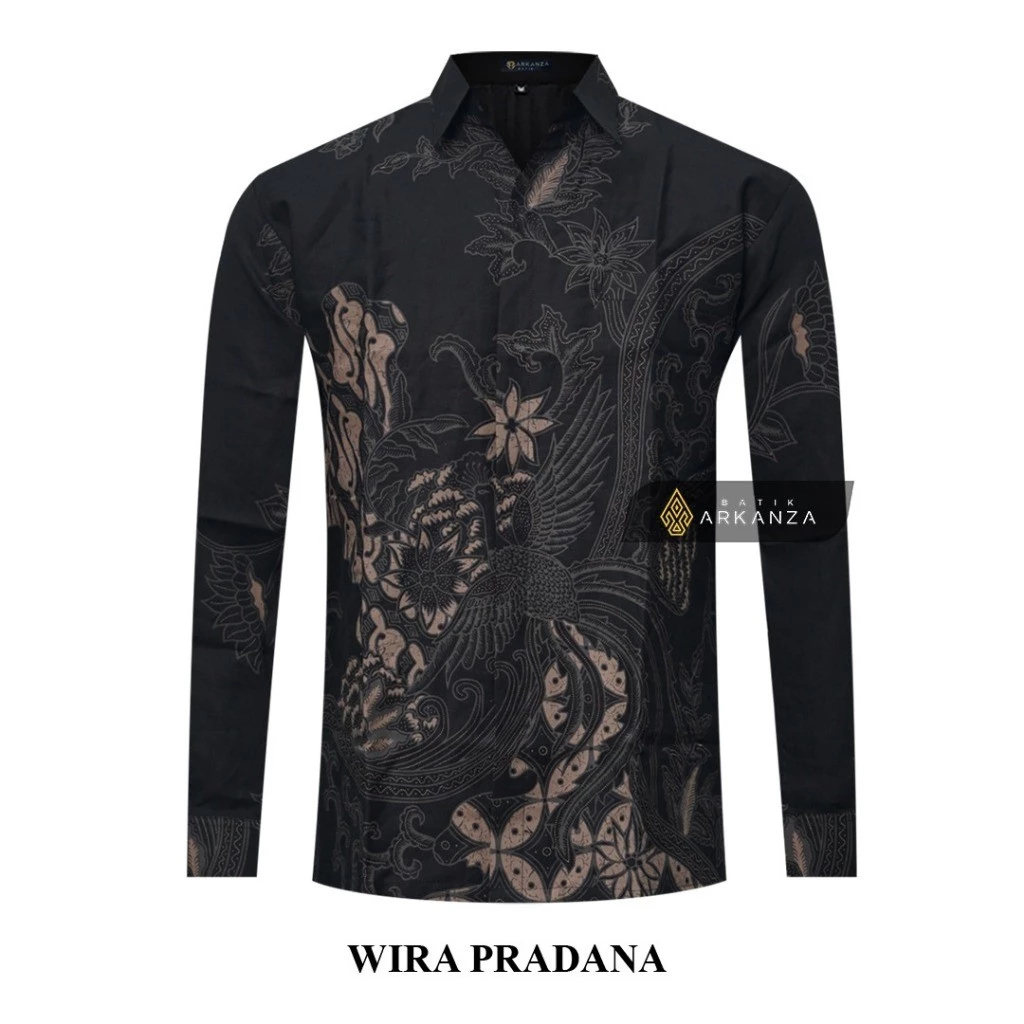 Jual Kemeja Batik Slimfit lapis furing premium Bahan katun Batik Arkanza Gudang INFL JN | Shopee ...