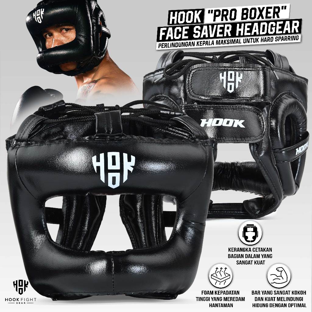 Jual Head Guard Boxing Indofight Helm Tinju Pelindung Kepala Boxing ...