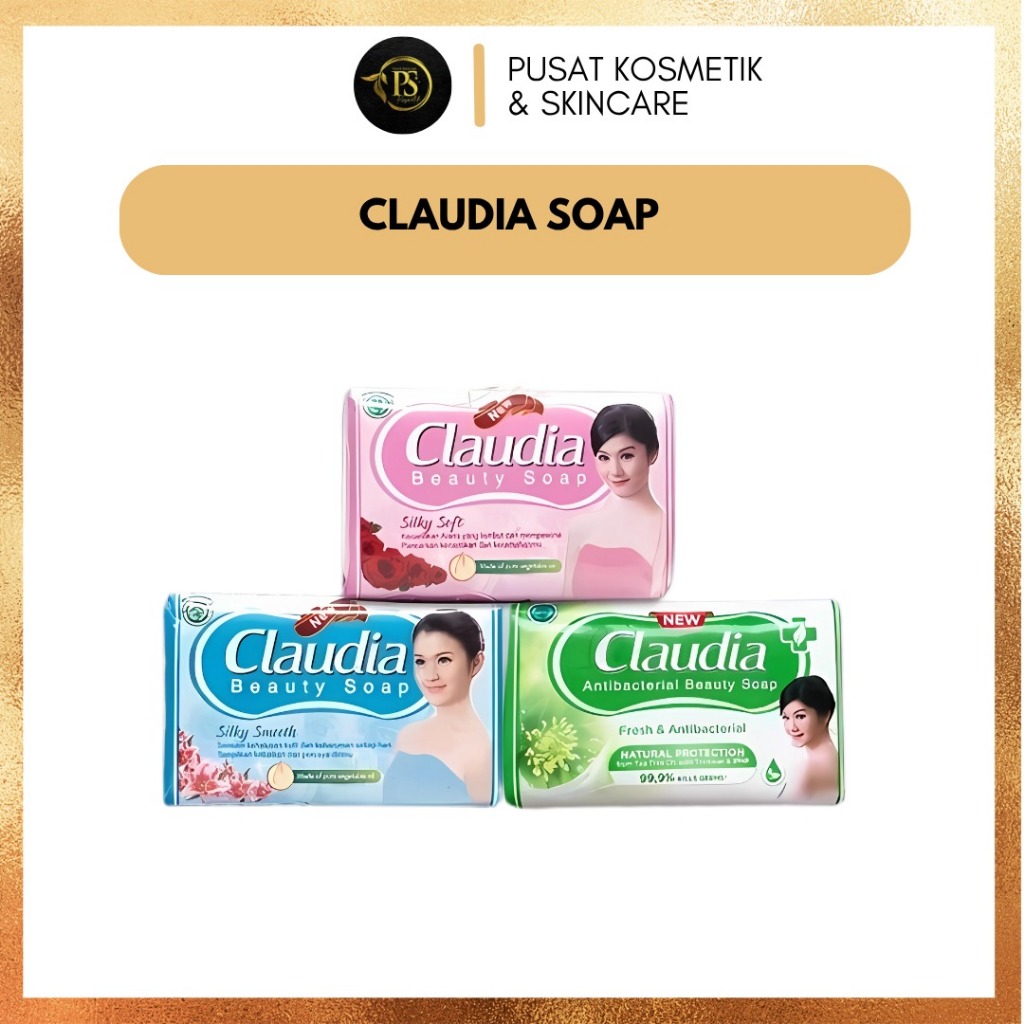 Jual CLAUDIA Beauty Bar Soap | Netto 60 Gr | Fresh & Antibacterial ...