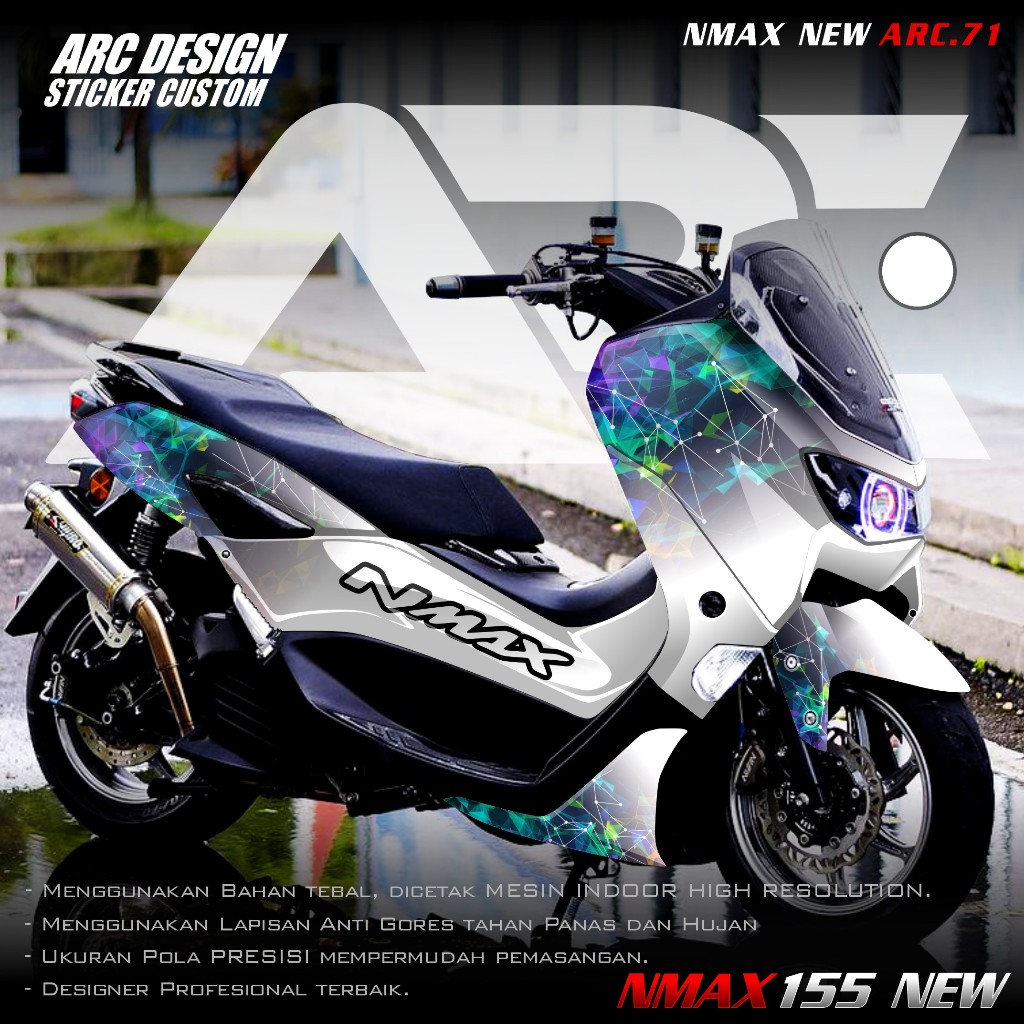 Jual (COD PROMO) TERBARU Decal Sticker Yamaha Nmax 155 New 2020 2021 ...