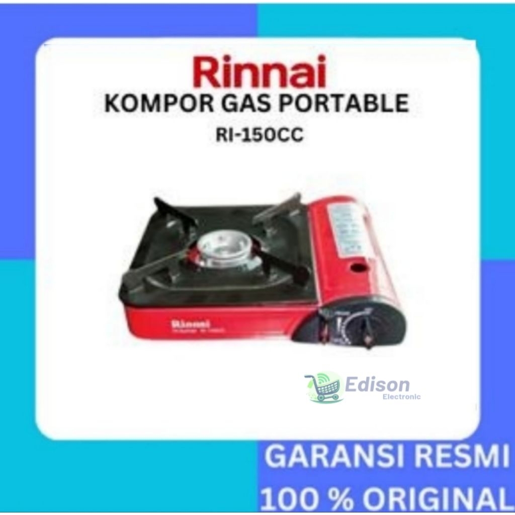 Jual RINNAI Kompor Gas Portable Rinnai RI-150 CC | Shopee Indonesia