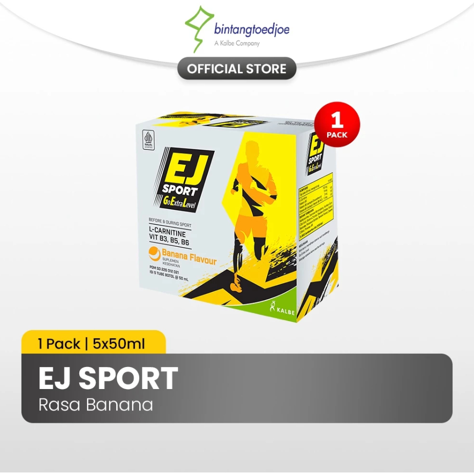 Jual EJ Sport Energy Gel Isotonik Per Botol (Banana dan Orange ...