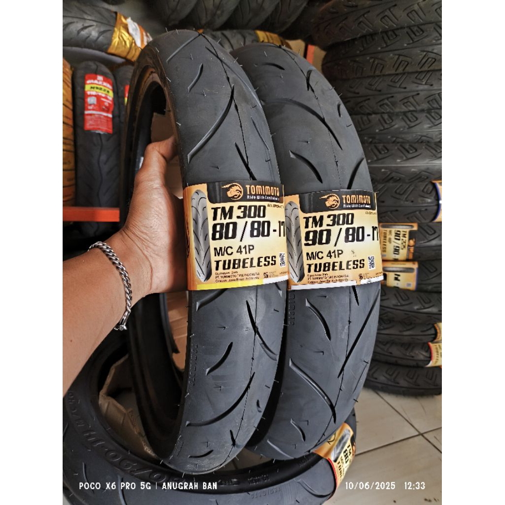 Jual Termurah !! Ban Tomimoto TM 300 & TM 100 Ukuran 90/80-17 80/80-17 ...