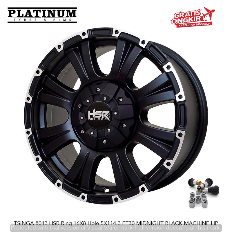 Jual VELG HSR TSINGA RING 16 COCOK UNTUK INNOVA LEXUS HRV TERIOS RUSH ...