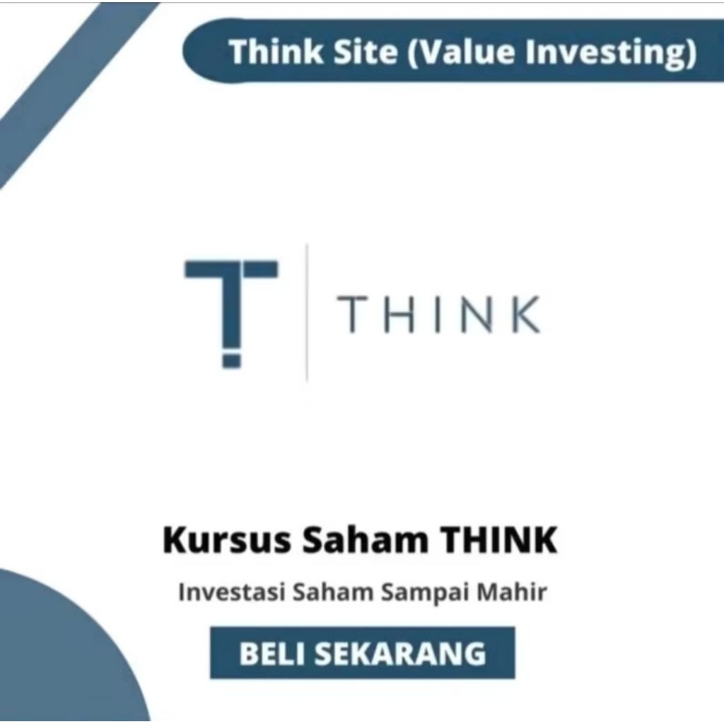 Jual [TERUPDATE!!] Kursus Saham Think Site (Komunitas dan Edukasi Think ...