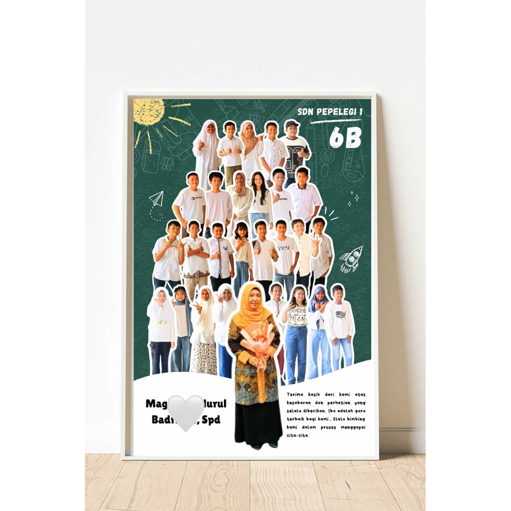 Jual FRAME HARI GURU | FRAME PERPISAHAN KELAS | GRADUATION FRAME | IDE ...