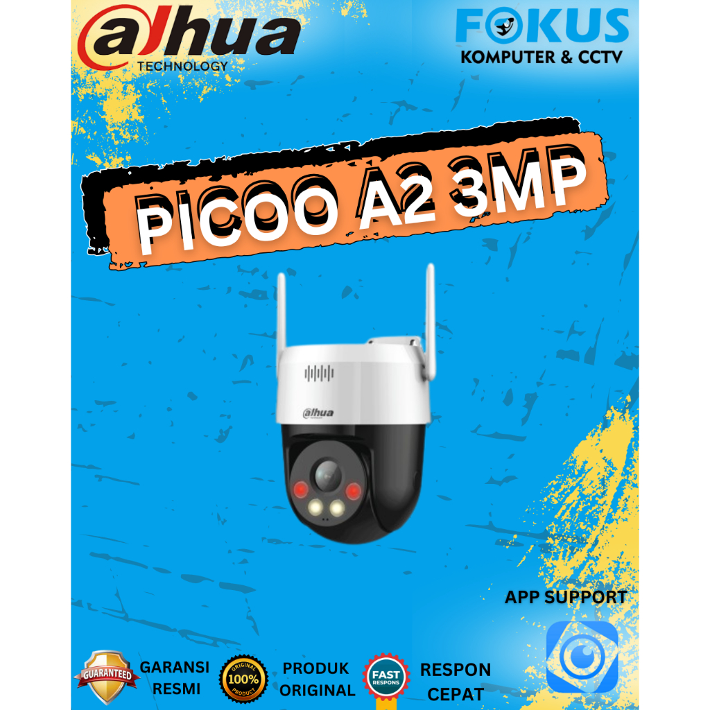 Jual [BIG PROMO] IP CAM OUT DAHUA PICOO A2 3MP GARANSI RESMI | Shopee ...