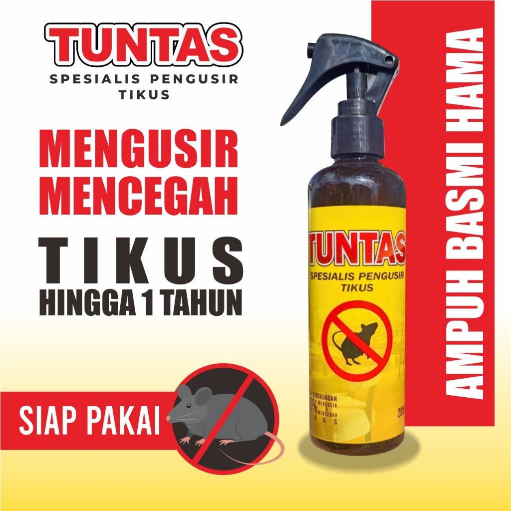 Jual Tuntas Semprotan Pengusir Tikus Cairan Pembasmi Tikus Racun Tikus ...