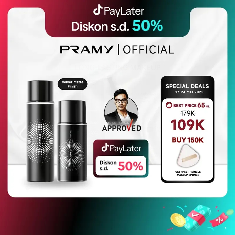 Jual Pramy Moisturizing Setting Spray Matte Finish – All Size | Long ...