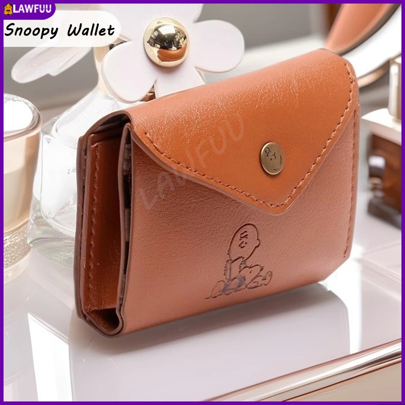 Jual Dompet Snoopy Mini - Wallet PU 7.5x10cm Tempat Kartu+Koin Pu ...