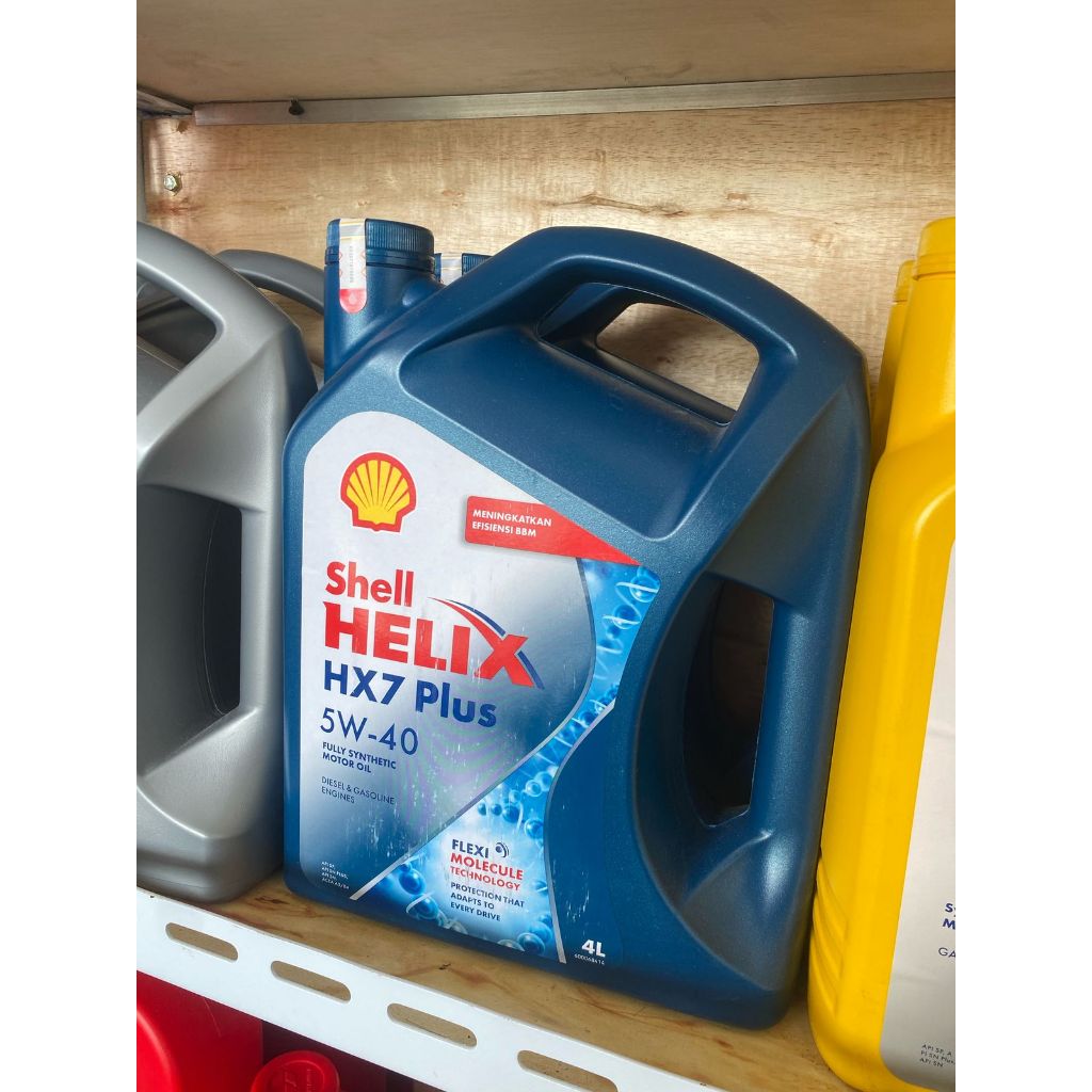 Jual OLI MESIN SHELL HELIX HX7 SN PLUS ( 5W-40 ) 4 LITER | Shopee Indonesia