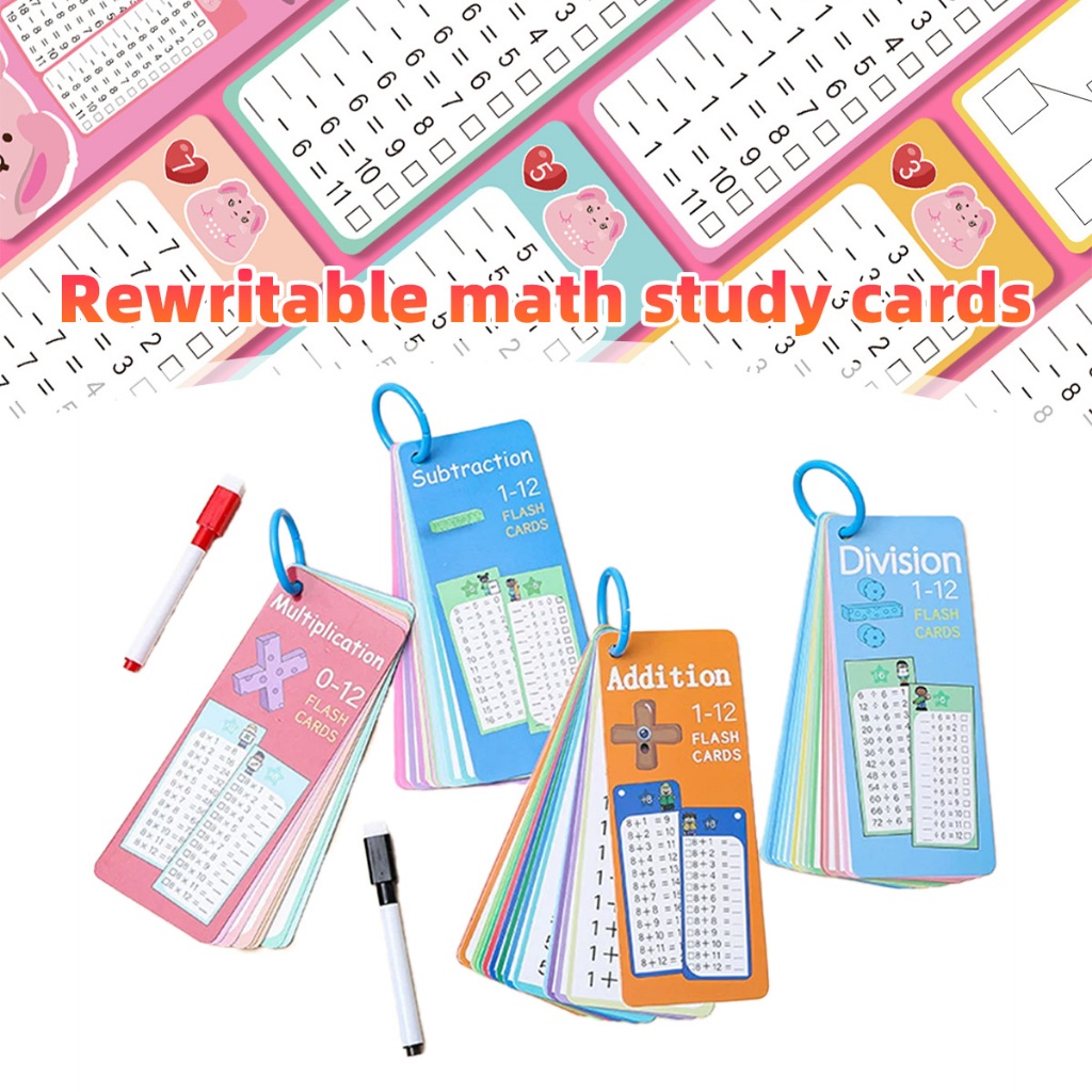 Jual 1 Set Flash card perkalian Flashcard Tabel Perkalian Nama ...