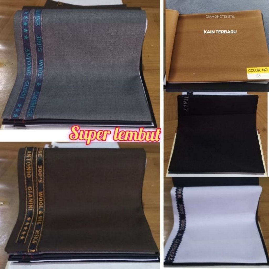 Jual kain wol exklusiv kain celana pria wanita kain jas safari kain ...
