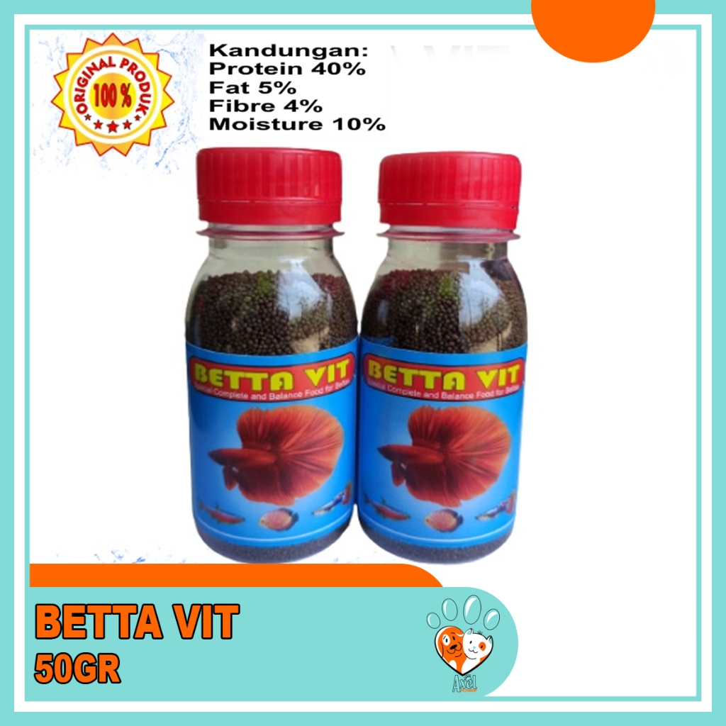 Jual BETTAVIT / BETTA VIT PAKAN IKAN CUPANG,GUPPY, NEON,TETRA DAN IKAN ...
