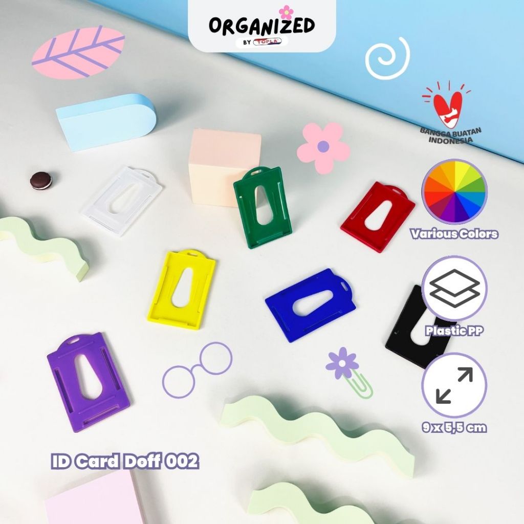 Jual Topla Id Card doff 002 / tempat kartu nama identitas lanyard ...