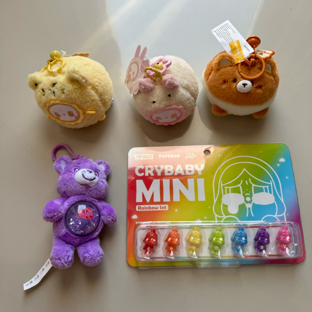 Jual [OFFICIAL] BUNDLE SET POPMART BAG CHARM CARE BEARS CRY BABY EMMA ...