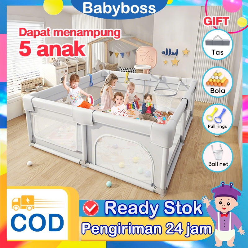 Jual Pagar Bayi Bermain Pagar Mainan Anak Baby Playpen Pagar Bayi Mandi ...