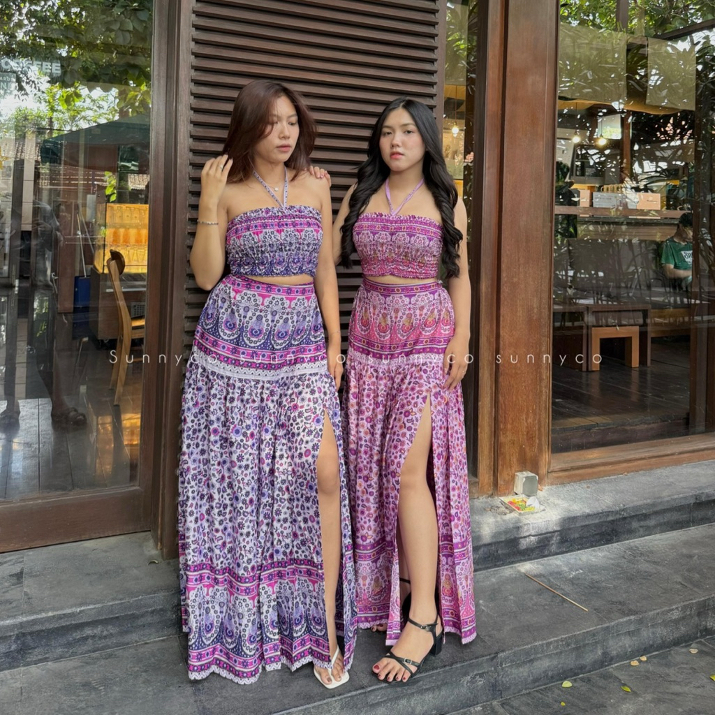 Jual ONE SET FLOWER SUMMER/ SETELAN PANTAI BUNGA / ONE SET WANITA ROK ...