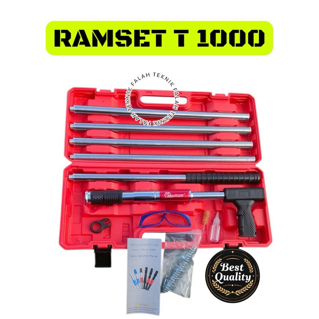 Jual MAXSUPE Alat Tembak Paku Beton Manual / Ramset Gun / Stampset Gun ...