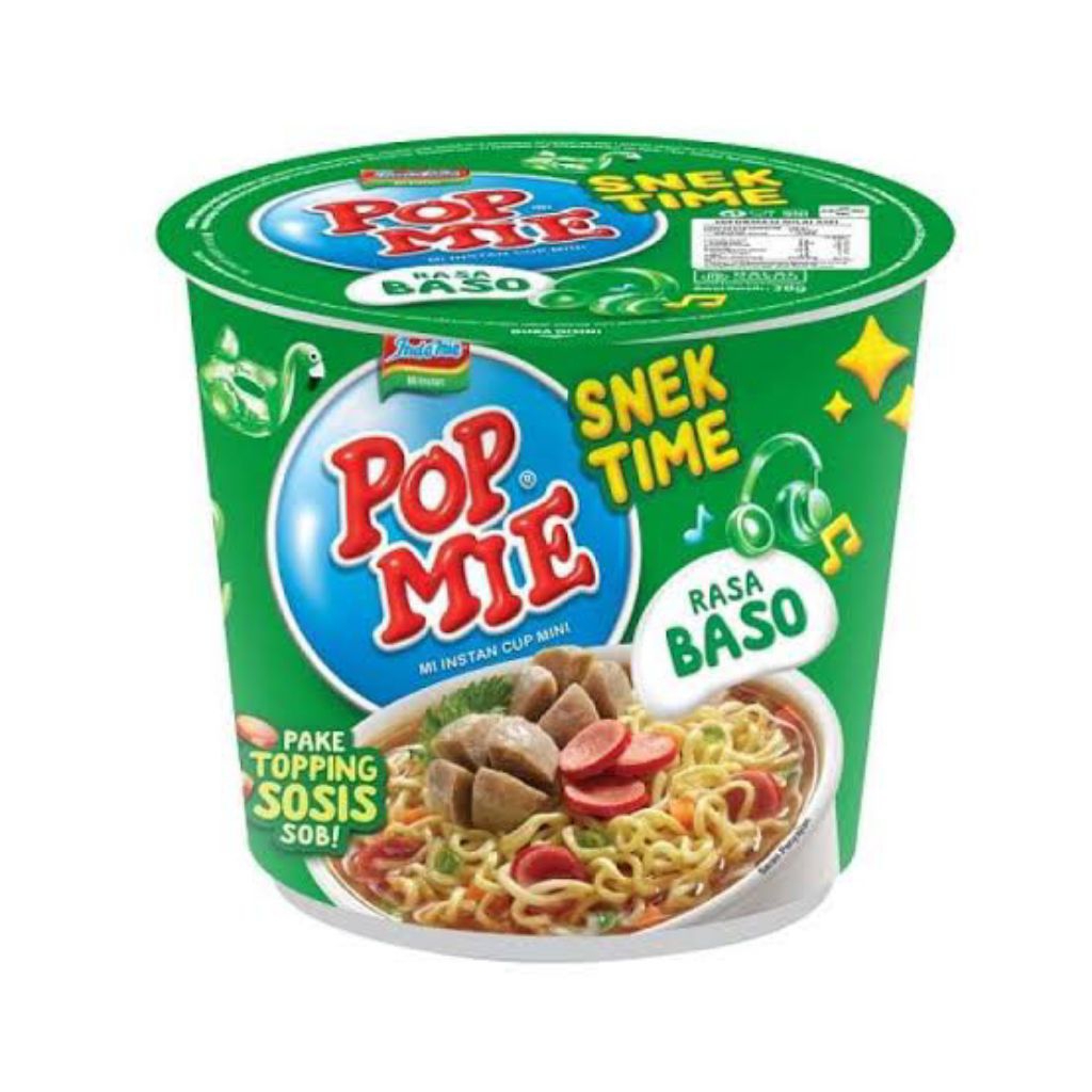 Jual Pop Mie Rasa Baso || Pop Mie Rasa Mini Rasa Baso || Mie Instan Cup ...