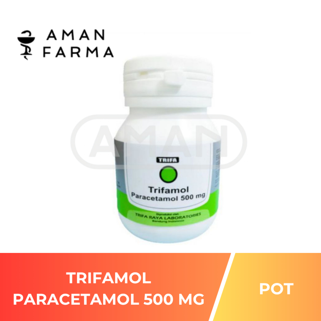 Jual TRIFAMOL 500MG POT | PARACETAMOL | Shopee Indonesia