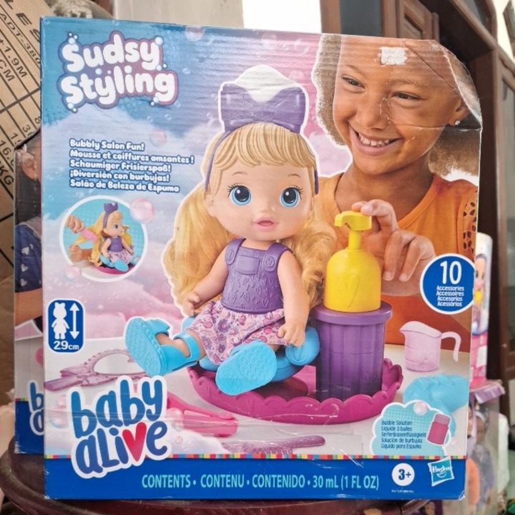 Jual Baby alive sudsy styling shampoo new box | Shopee Indonesia