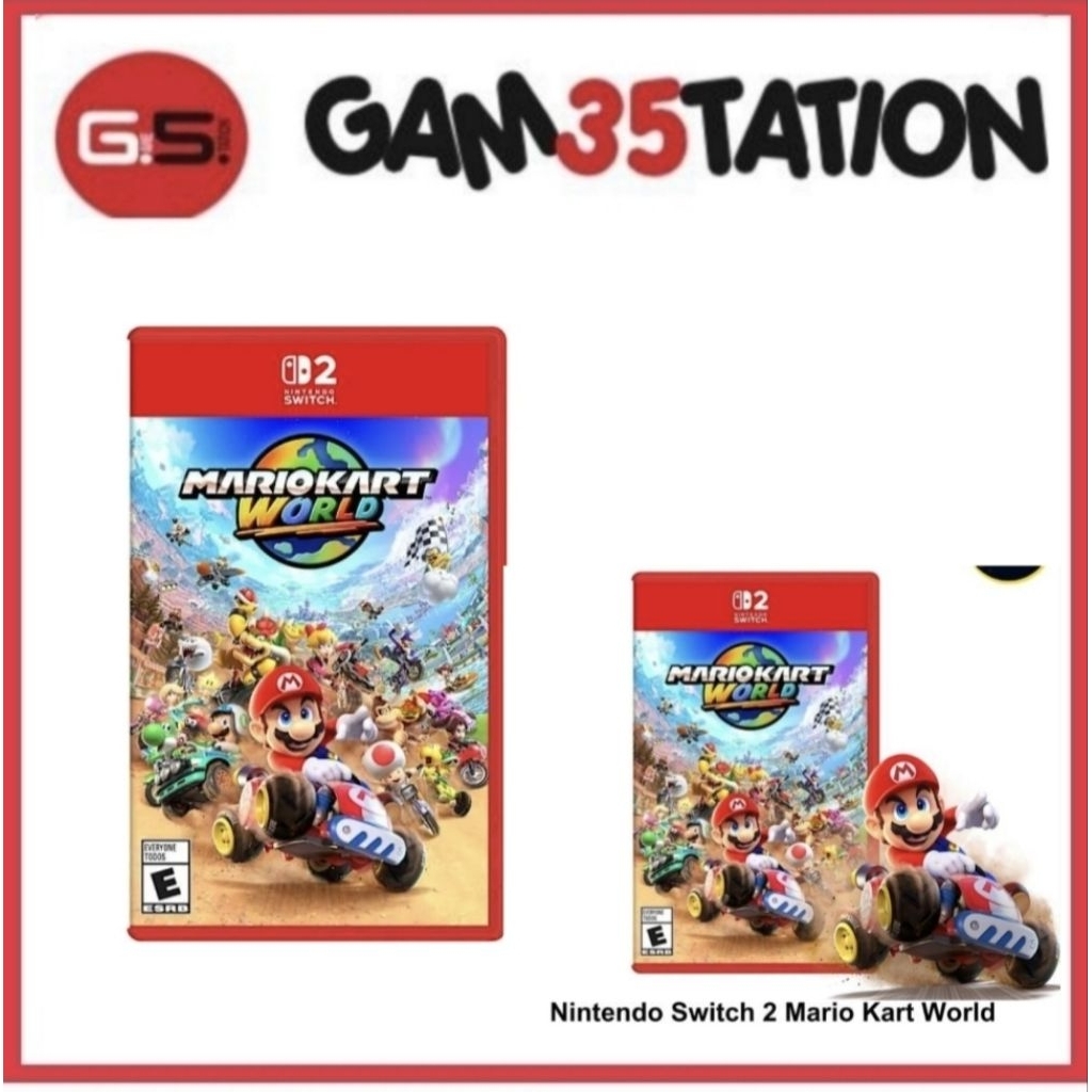 Jual NS2 MARIO KART WORLD GAME CARD NINTENDO SWITCH 2 | Shopee Indonesia