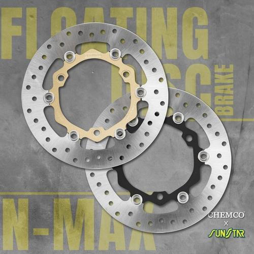 Jual Cakram Chemco Sunstar Floating Full CNC 260mm Nmax, Aerox, Lexi ...