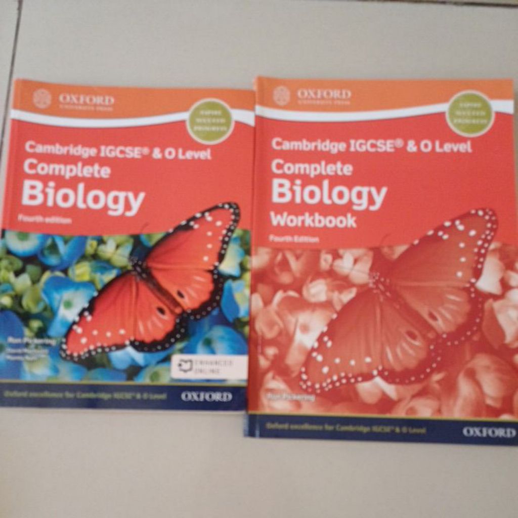 Jual Cambridge IGCSE Complete Biology Textbook&Workbook | Shopee Indonesia