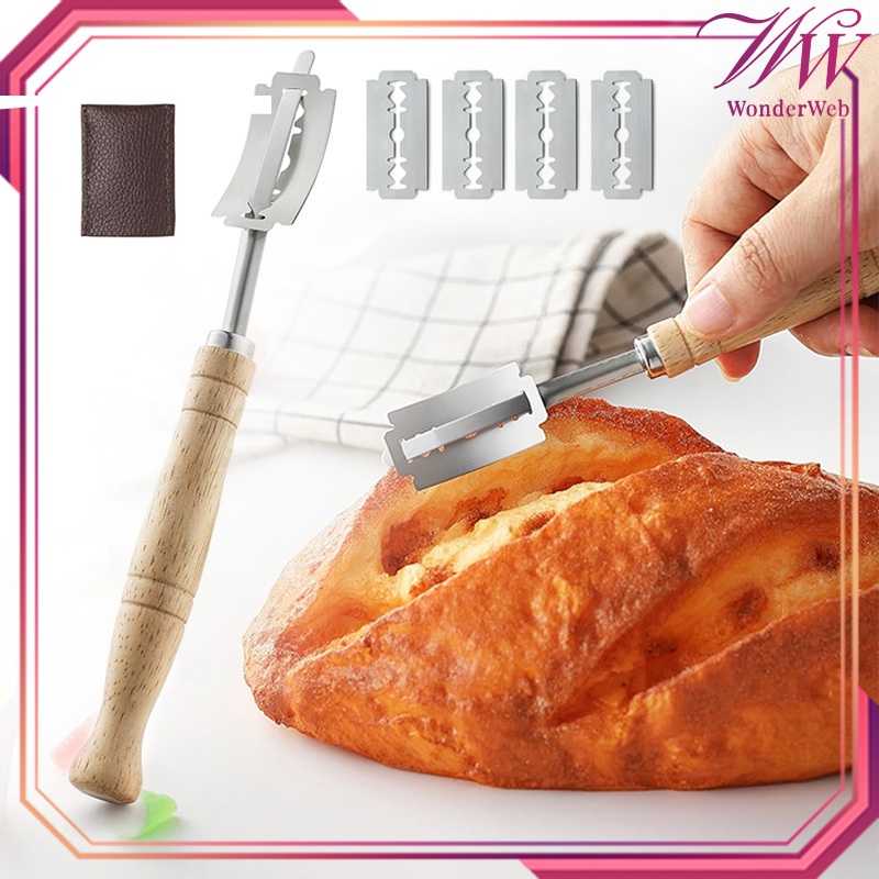 Jual Dough Cutter Set Pisau Roti Super Tajam Stainless Steel 304 Pisau ...