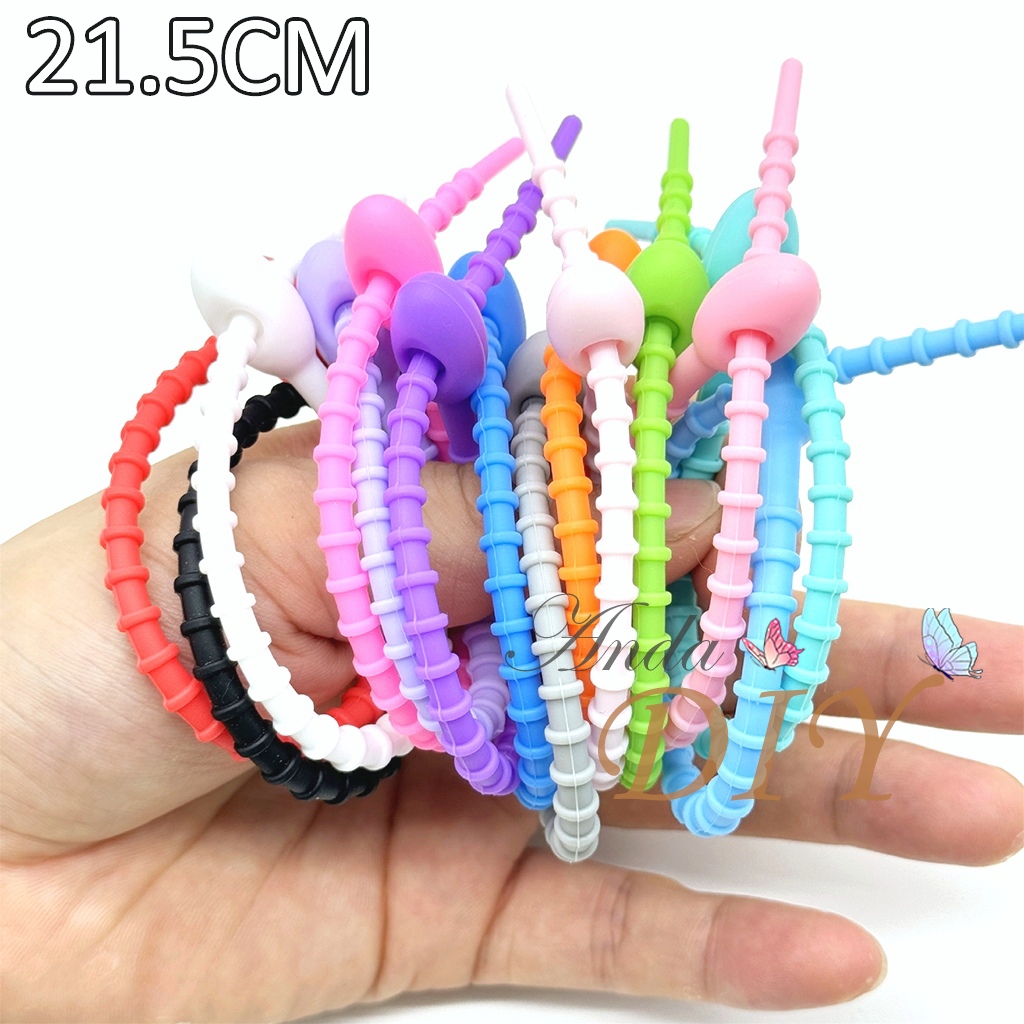 Jual 22cm Pengikat kabel headset serbaguna / Cable management/Kabel ...