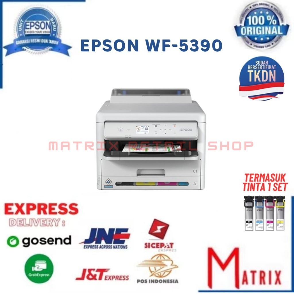 Jual Printer EPSON WFC 5390 all in one / epson wfc5390 | Shopee Indonesia