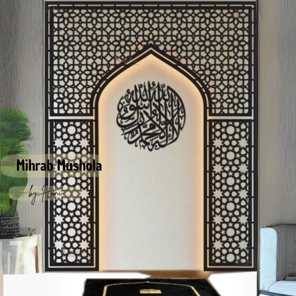Jual Model 8 Hiasan Dinding Mihrab Musola/Dekorasi Musola/Mihrab musola ...