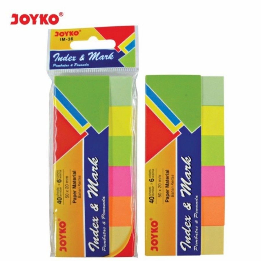 Jual Sticky Notes / Index Mark / Penanda JOYKO IM-36 | Shopee Indonesia