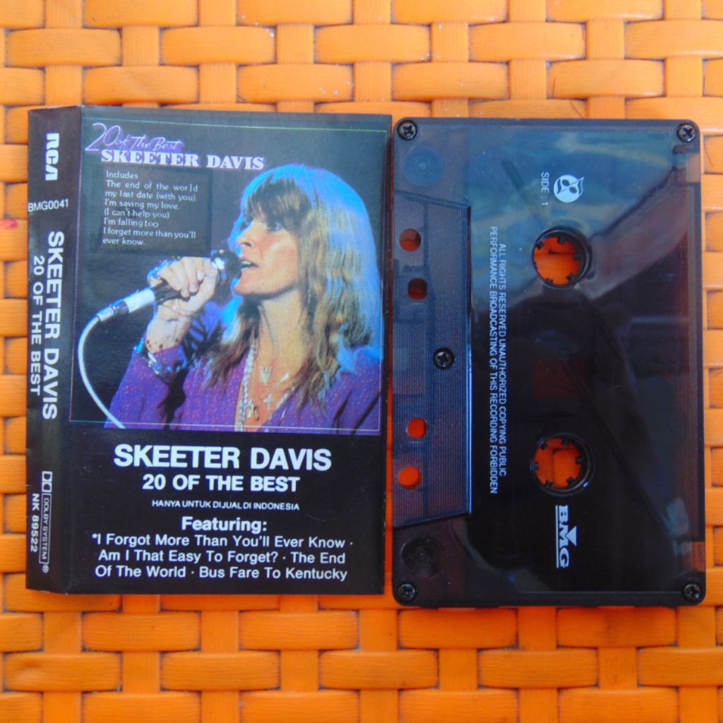 Jual Kaset Pita Barat Skeeter Davis 20 Of The Best | Shopee Indonesia