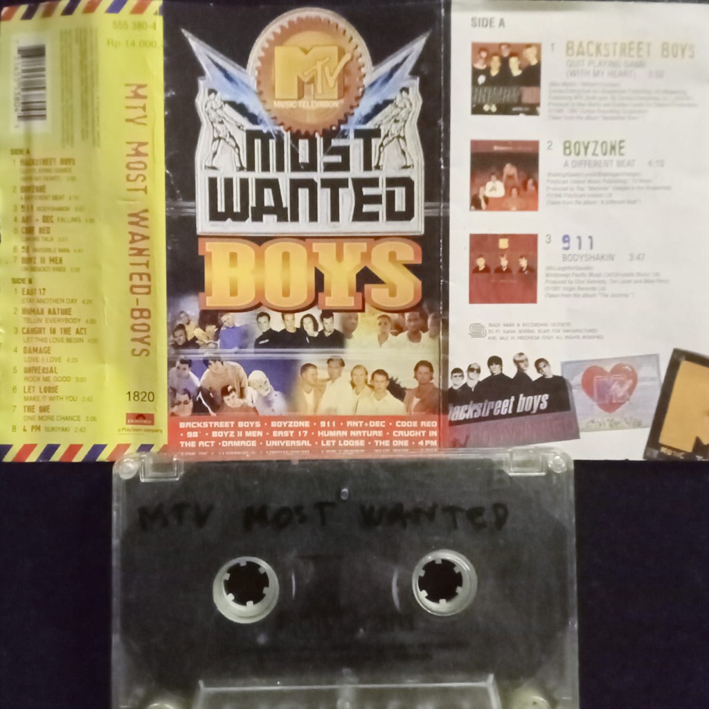 Jual KASET PITA MTV MOST WANTED BOYS | Shopee Indonesia